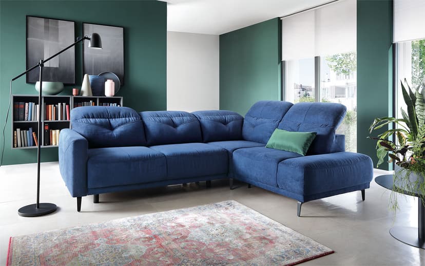 Colțar extensibil SANDRA, 265×82/104×210 cm | Mobarta